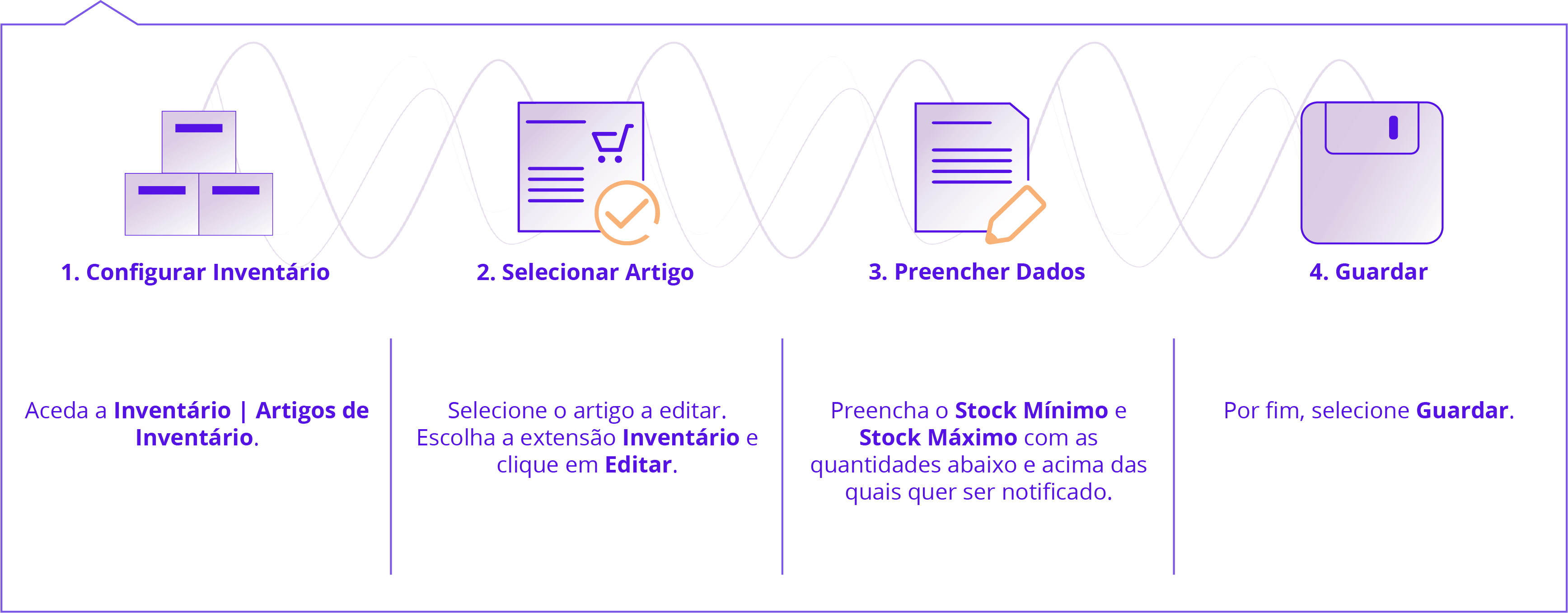 Configurar o stock mínimo e máximo - Jasmin Software